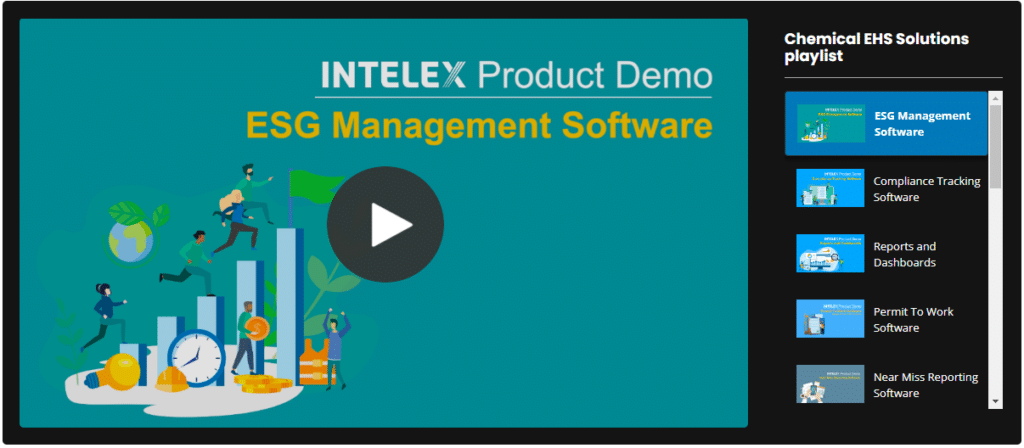 Safety Software Solution for Chemical Industry: Demo Playlist